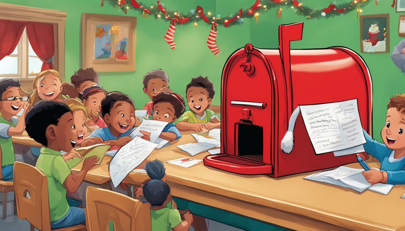 Santa letters in classrooms