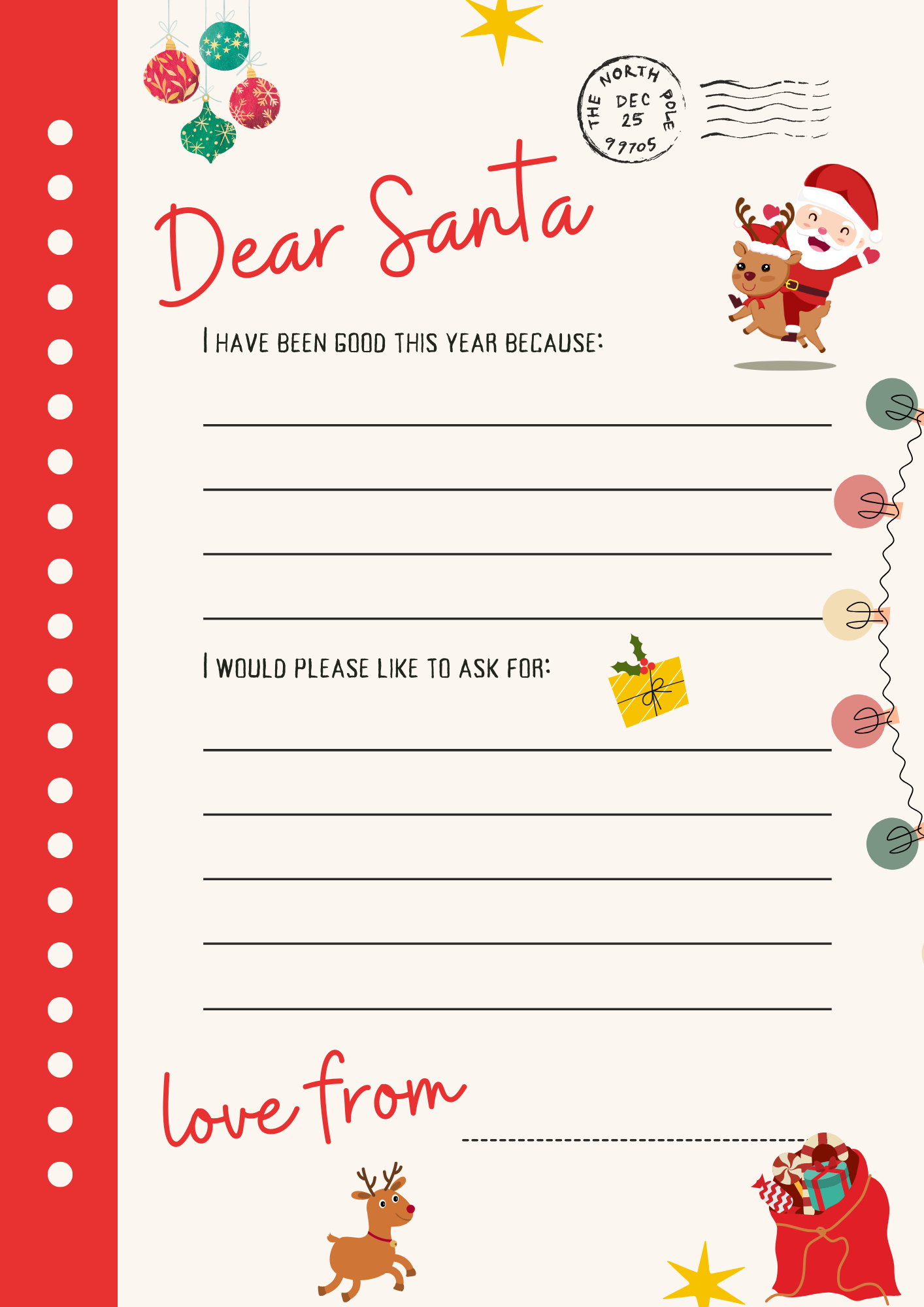 Perfect Family Christmas Letter Template for Holiday Greetings